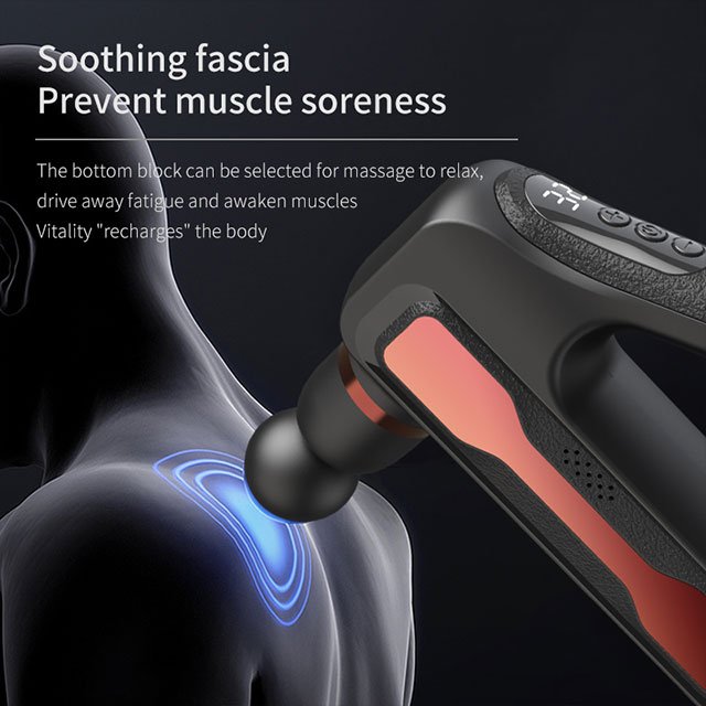 Portable triangle Body Deep Tissue cordless Percussive Vibration ...