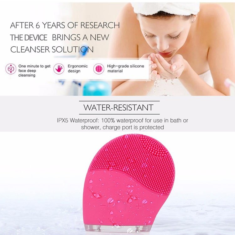 Automatic face cleansing electronic facial cleans brush - Ounani ...