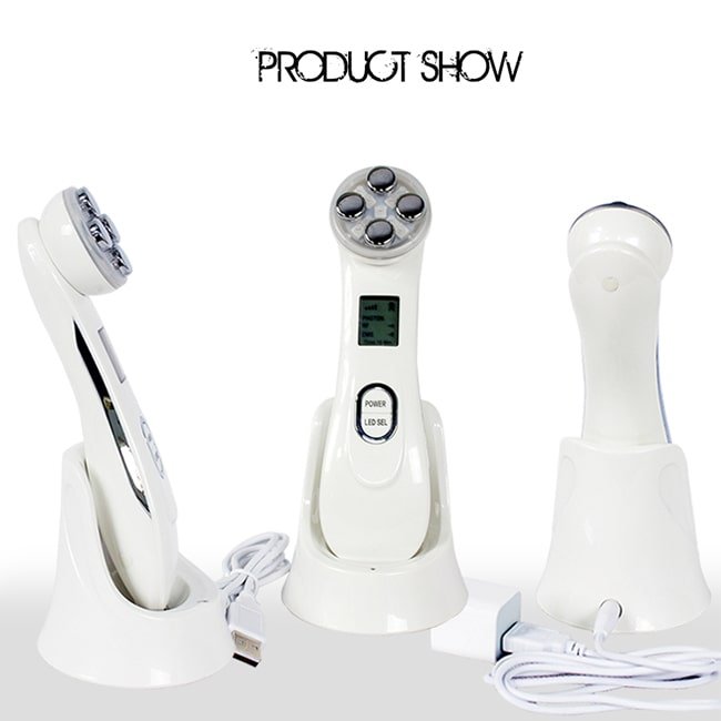 Microcurrent Skin Care Ems Slimming Facial Massager EMS/ RF Photon ...