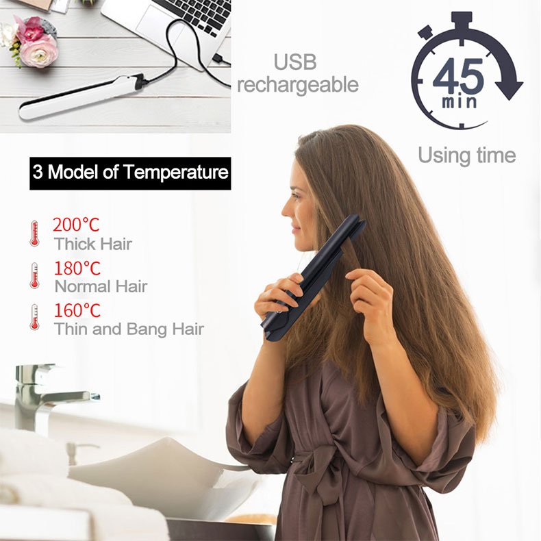 Best Package Usb Curler Hair Straight Straightening Corn Ion Magic Wand ...