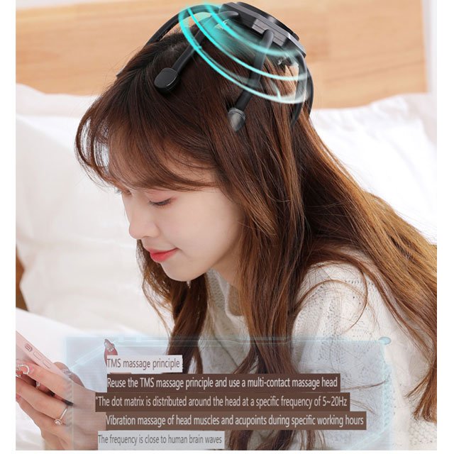 Rechargeable Electric Smart Vibrating Hair Growth Octopus Scalp Wrap ...